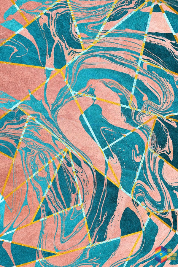 Geometric XXXXIII by ARTenyo art Wall Art